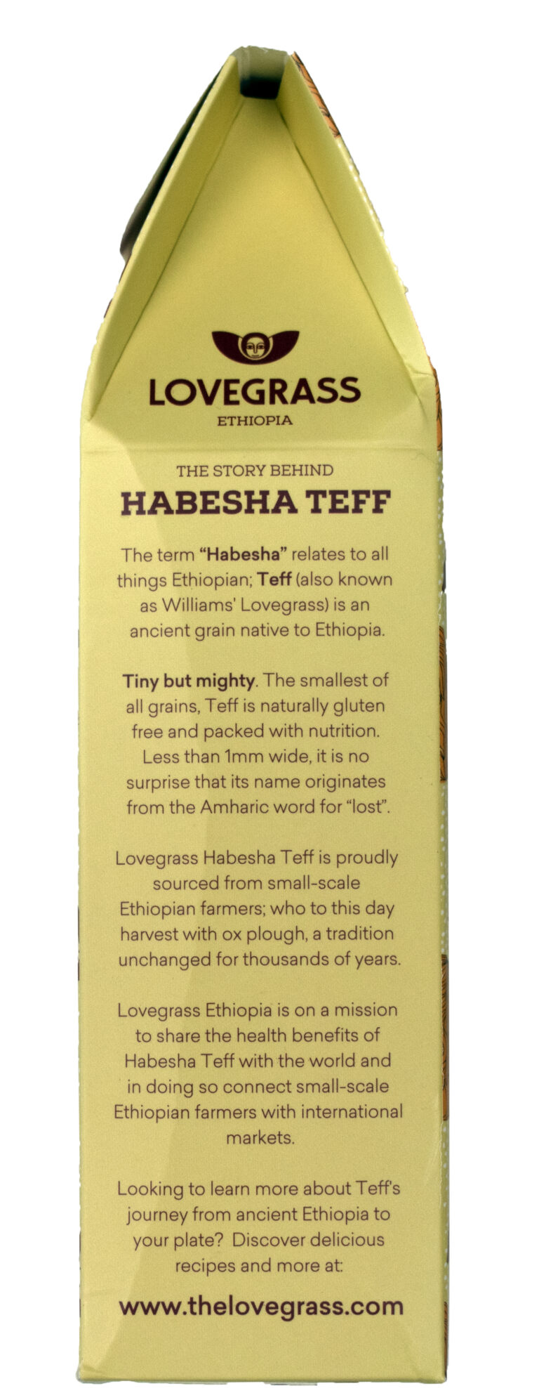 Brown Teff Flour 500g | Lovegrass Ethiopia