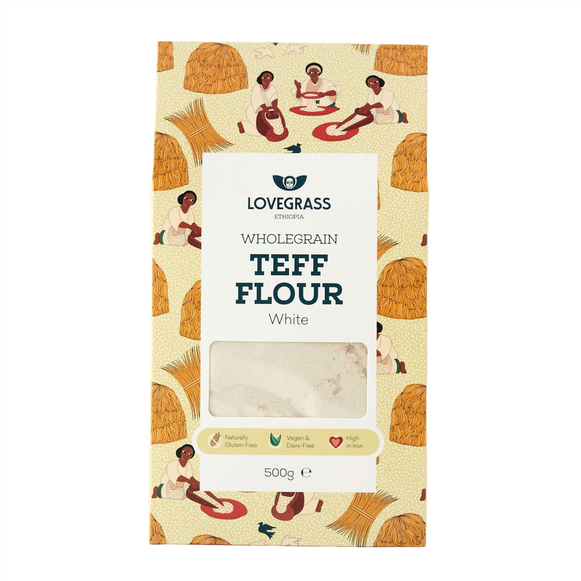 Brown Teff Flour 500g | Lovegrass Ethiopia