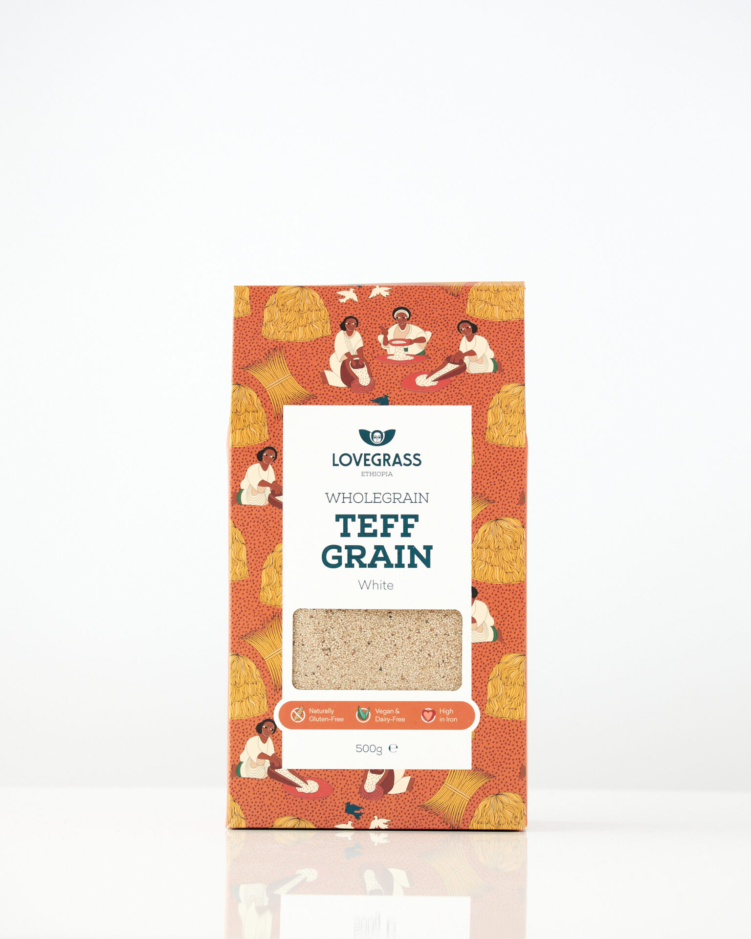 White Teff Grain 500g | Lovegrass Ethiopia