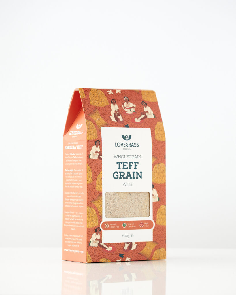 White Teff Grain 500g | Lovegrass Ethiopia